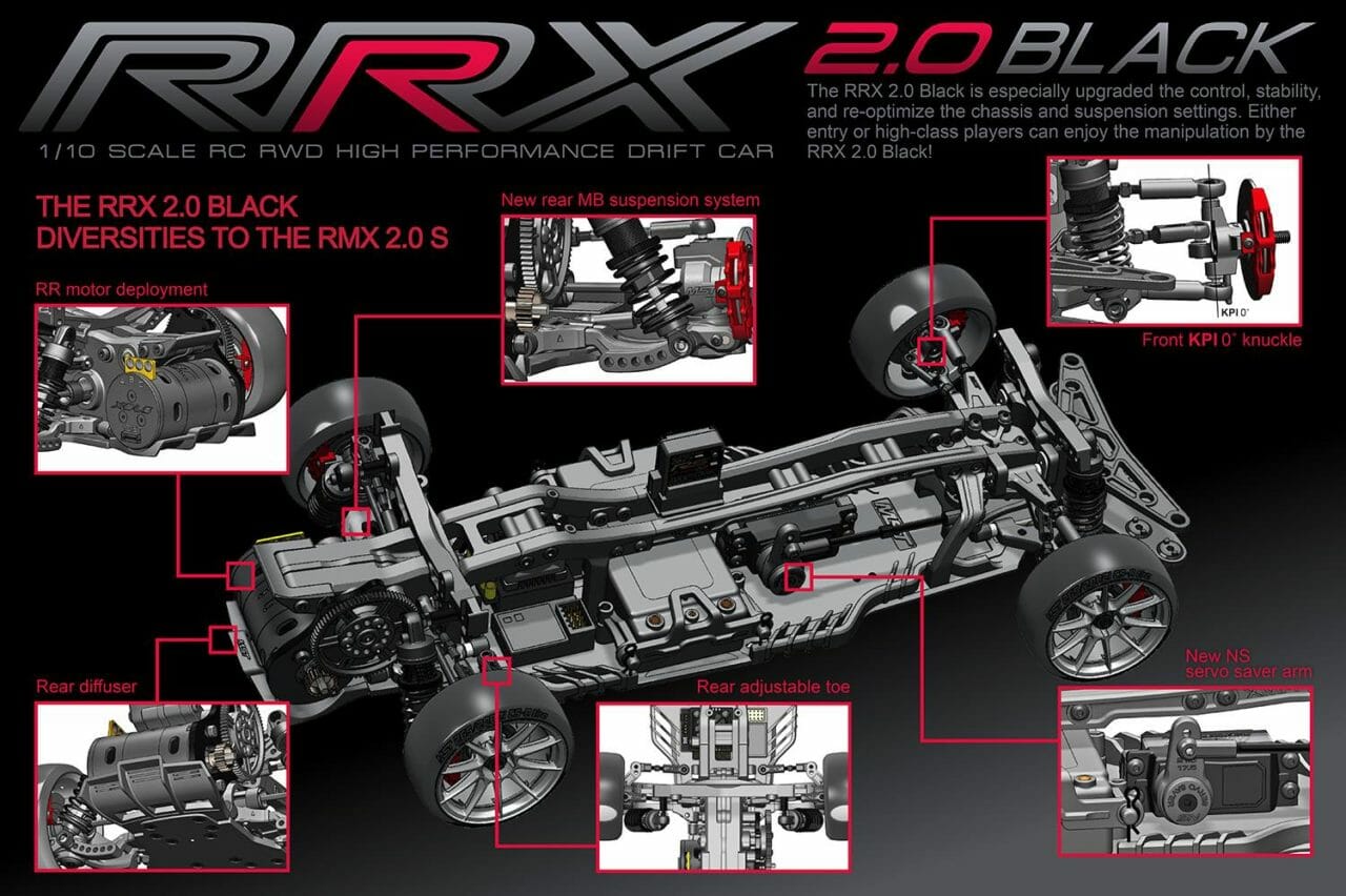 Châssis MST RRX 2.0 S pour RC Drift RWD 1/10ème – DriftParadiZ